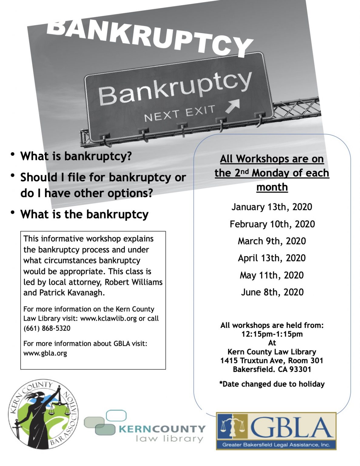 Bankruptcy Class - Kern County Law Library