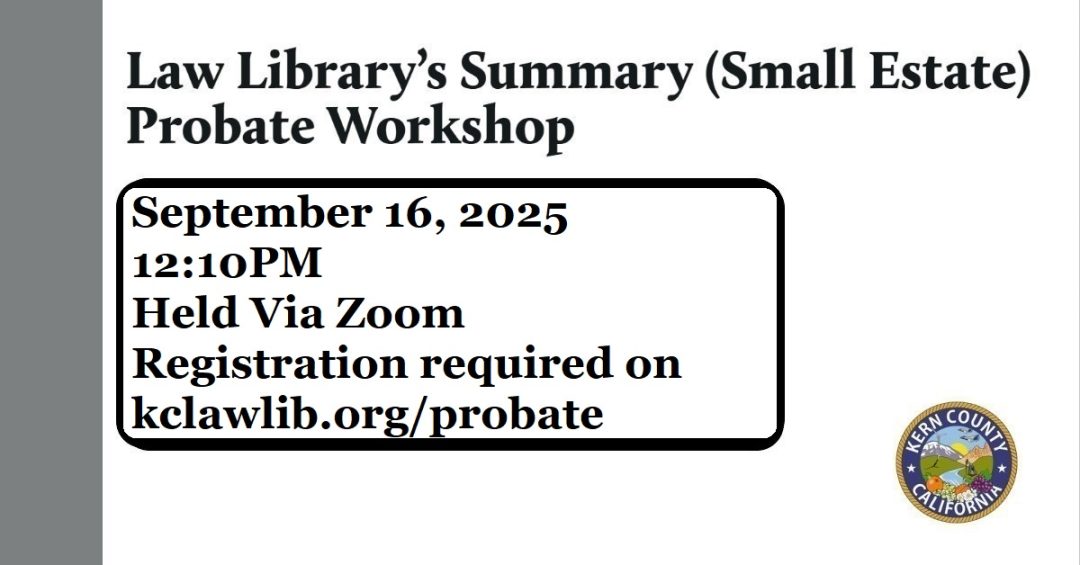 Simplified Probate Procedures - Kern County Law Library